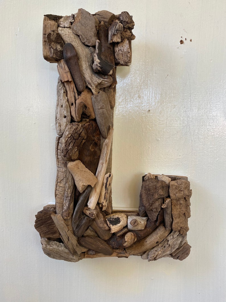 Driftwood Large Custom Driftwood Letters Coastal Home Decor | Etsy