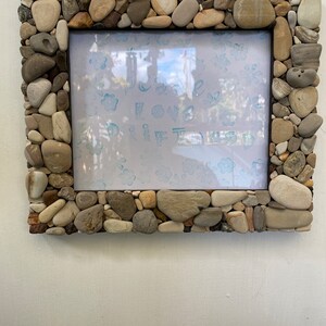 Beach Rock Frame 8x10, Rustic Beach Frame, Coastal Home Decor (MADE TO ...