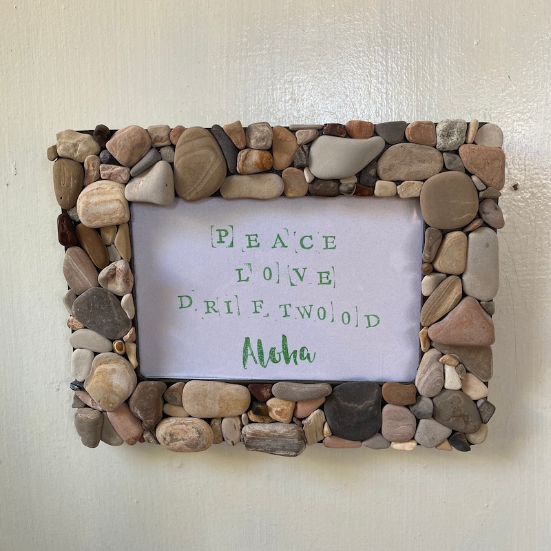 Rock Art Framed - Etsy