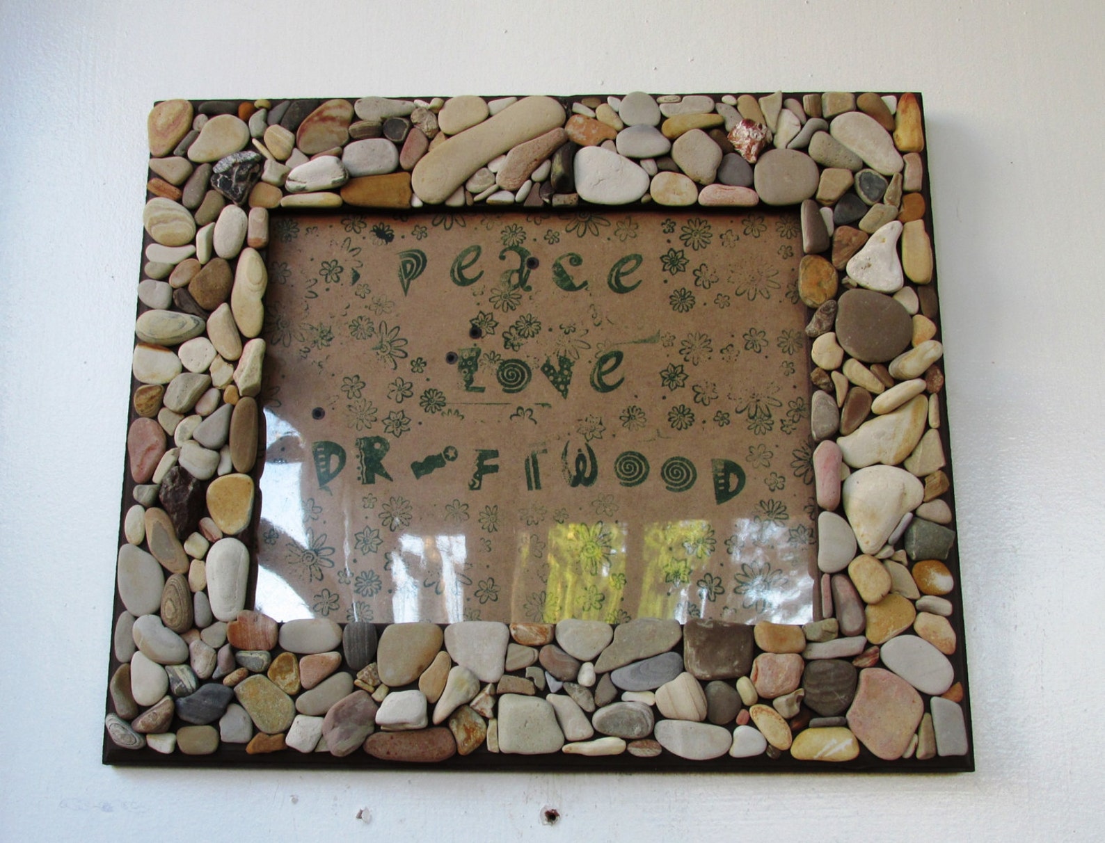 Beach Rock Frame 8x10 Rustic Beach Frame Coastal Home Decor - Etsy