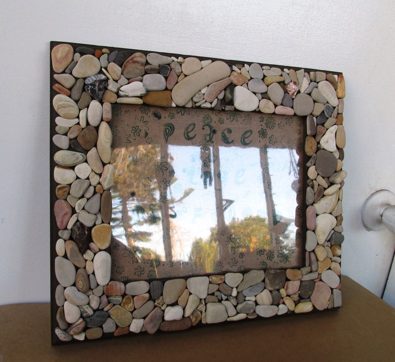 Beach Rock Frame 8x10 Rustic Beach Frame Coastal Home Decor - Etsy