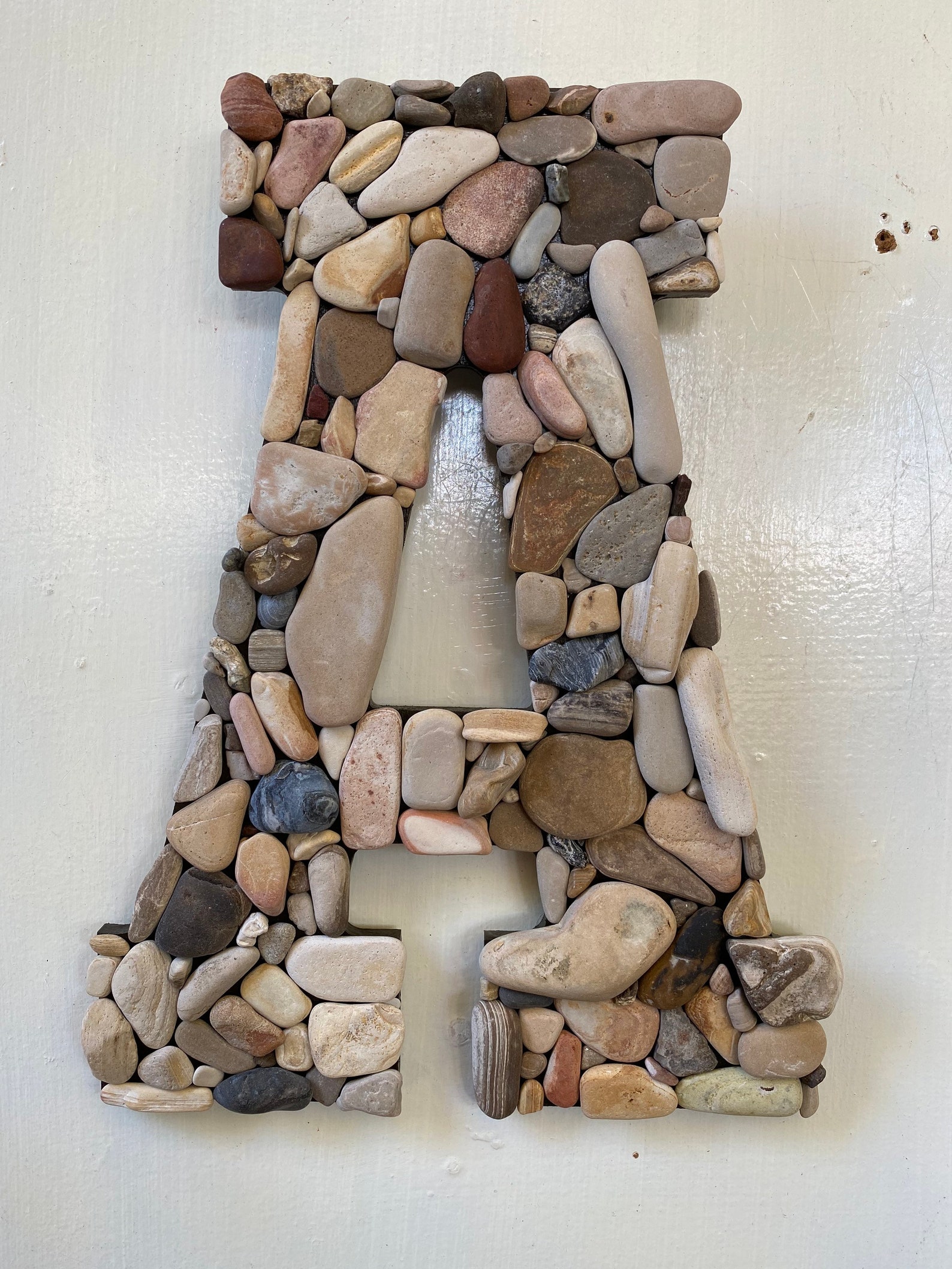 Beach Rock Letterscoastal Home Decor Rustic Letters. Custom - Etsy