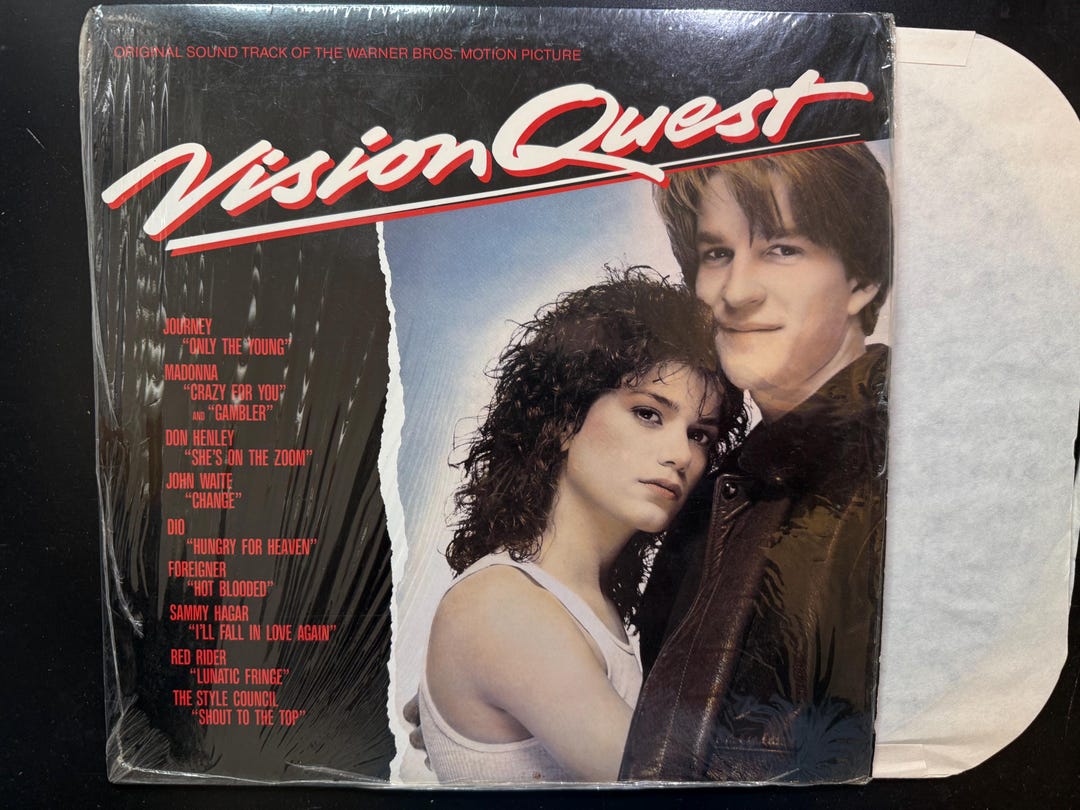 Vintage Vinyl Record, "vision Quest Soundtrack", Various, 33RPM, LP ...