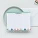 Custom Notepad and Notecard Set, Cute Colorful Office Stationary Gift ...
