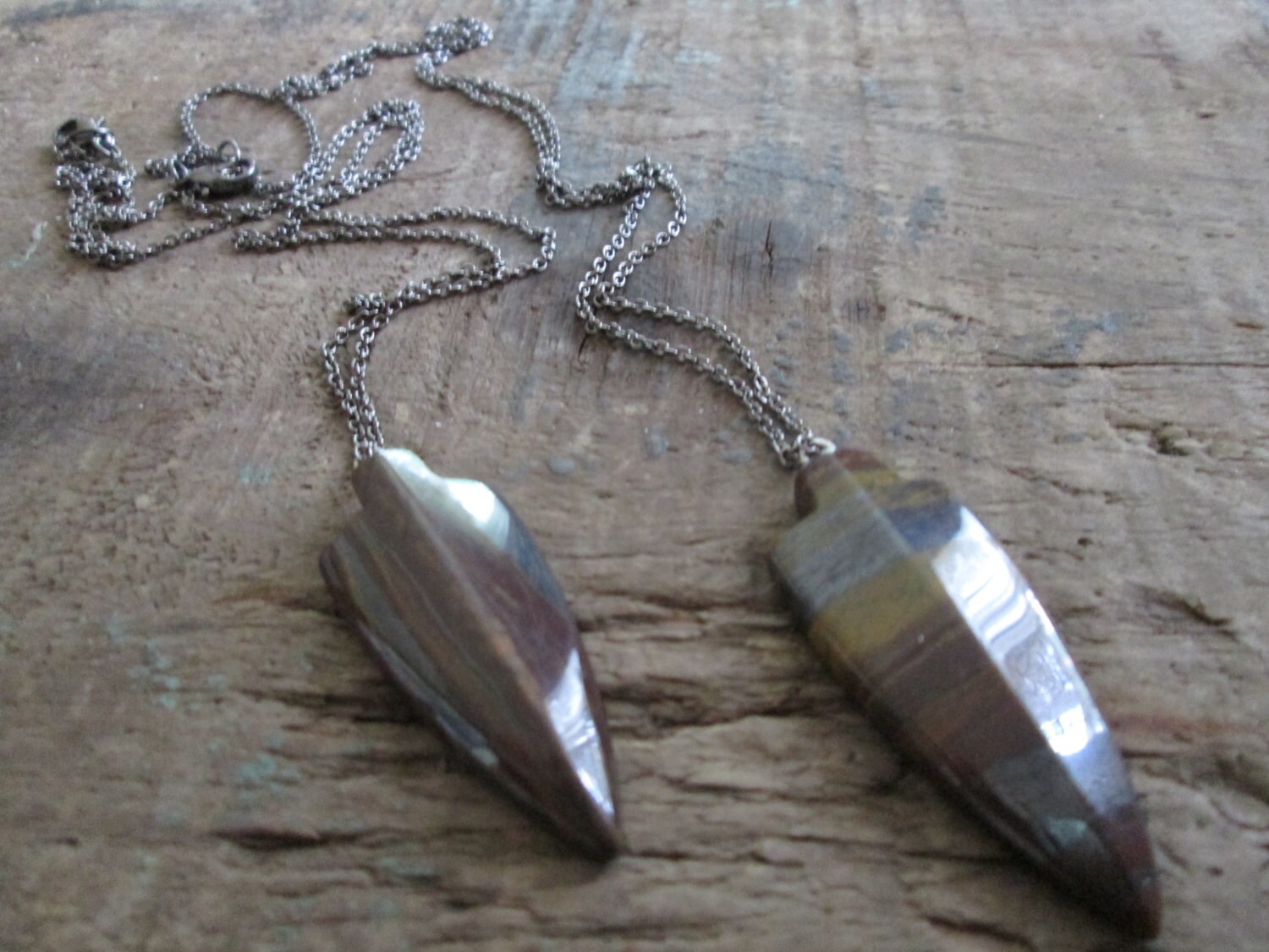 SALE Tiger's Eye/ Tiger's Iron Natural Arrow - Etsy