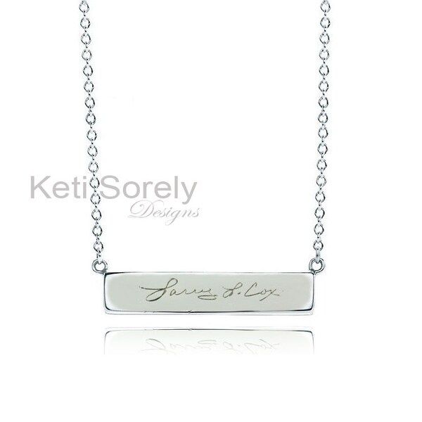 Engraved Signature - Etsy