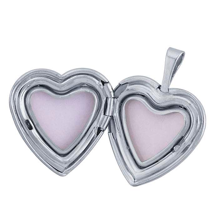 Custom Engraved Heart Locket With Name Initials or Date - Etsy