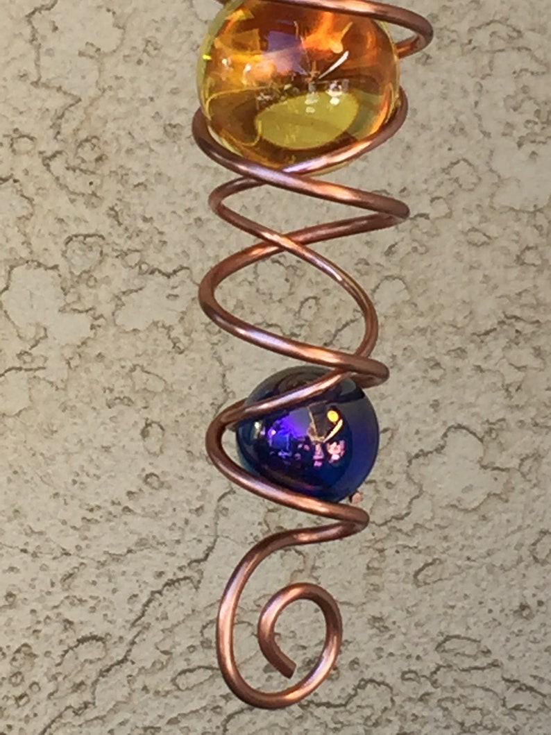 Handmade Copper Wind Spinner DUAL Spiral 3D Design W/ 50mm - Etsy