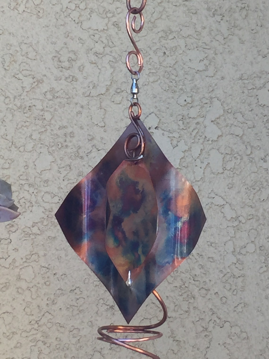 Handmade Copper Wind Spinner DUAL Spiral 3D Design W/ 50mm - Etsy