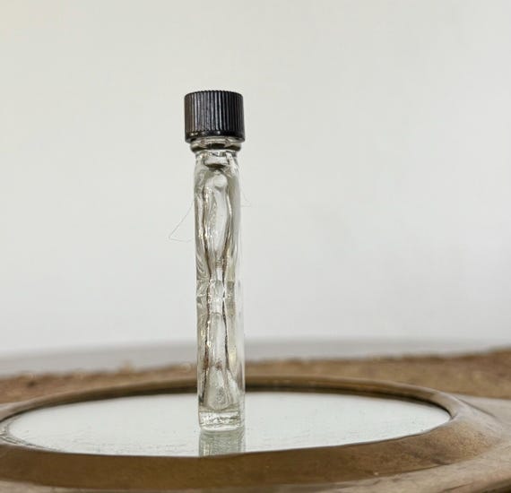 Vintage tiny Glass Perfume Bottle – Elegant Vanity … - Gem