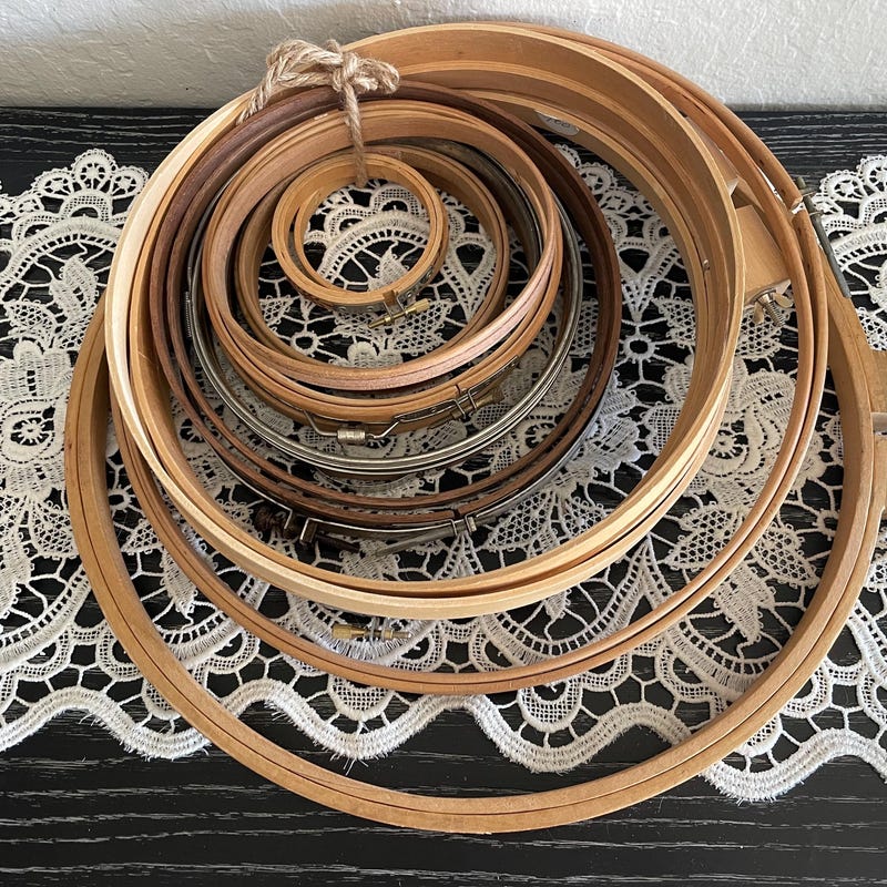 Wood Embroidery Hoop - Etsy