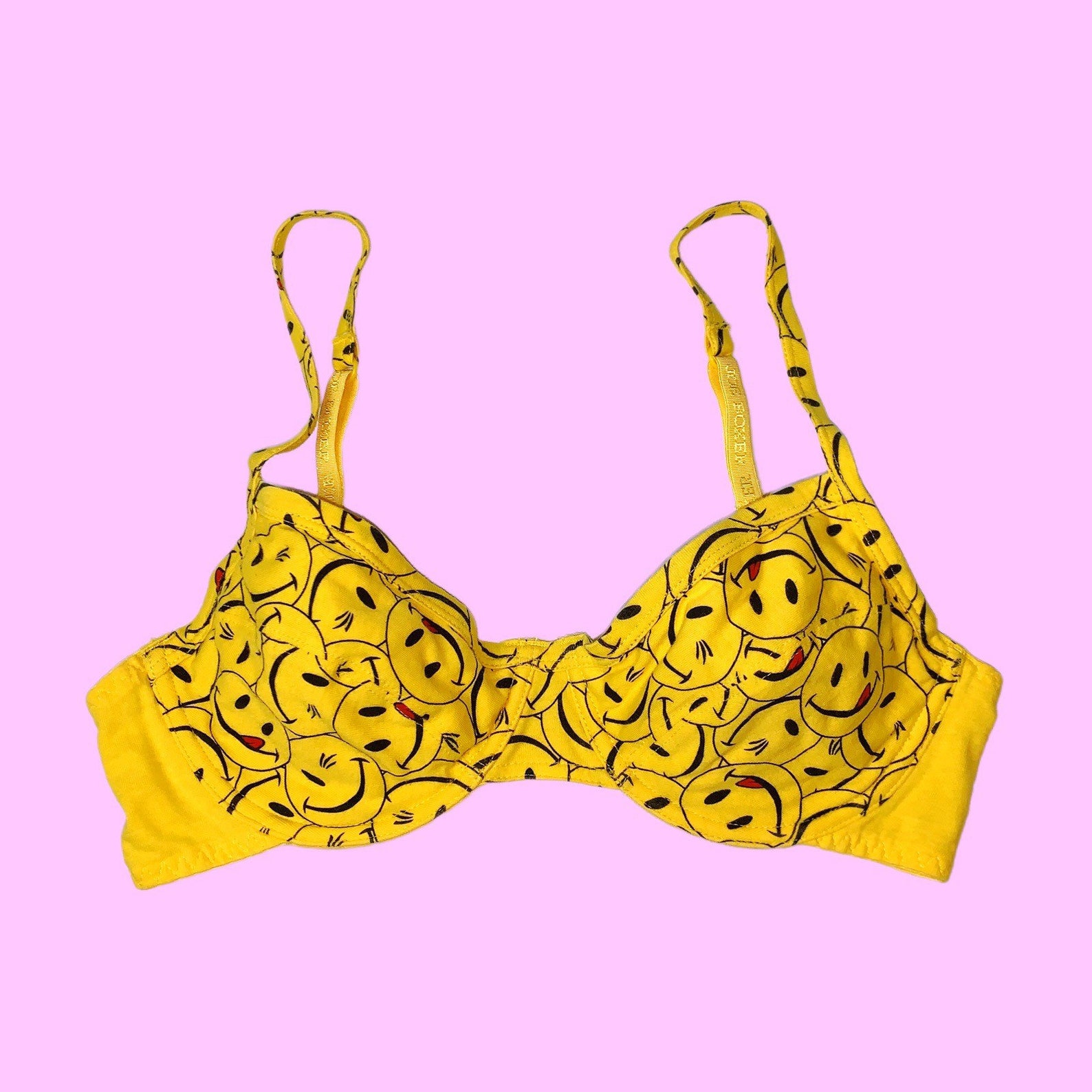 Sold Pls Do Not Buy YK2 JOE BOXER Smiley Face Bra | Etsy