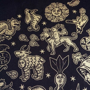 Medieval Marginalia - Screen Print T-shirt - Art History - Etsy