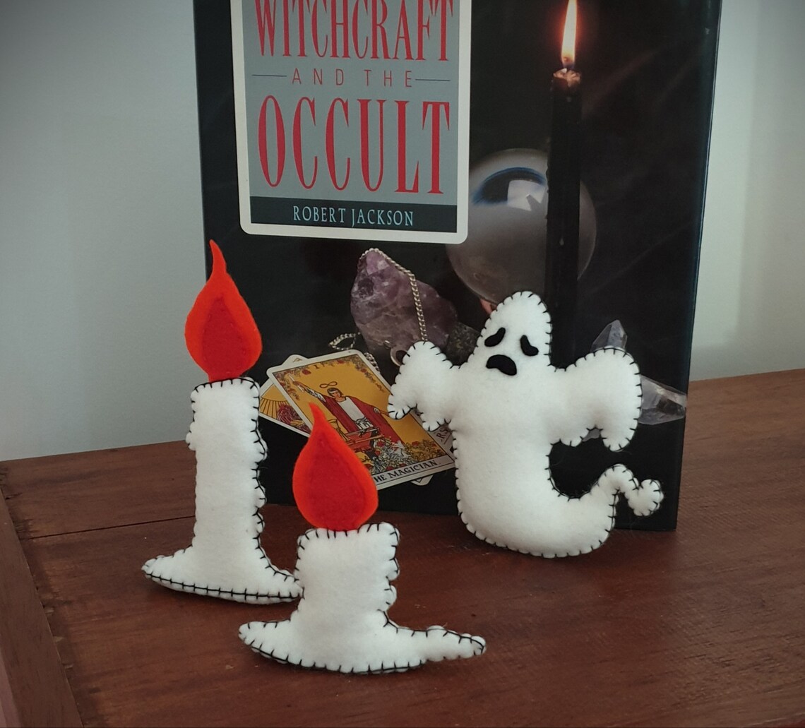 PDF Halloween Candles Pattern Felt Candles Pattern | Etsy