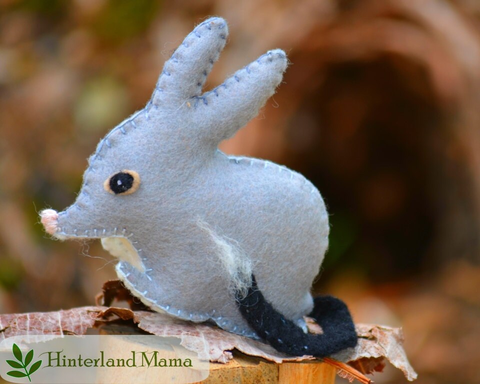 PDF Australian Bilby Felt Animal Pattern: Template and - Etsy