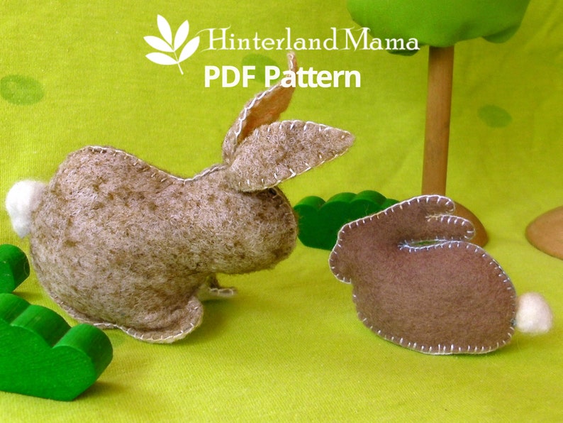 ALL 4 PDF Felt Patterns Waldorf Felt Animal Pattern | Etsy