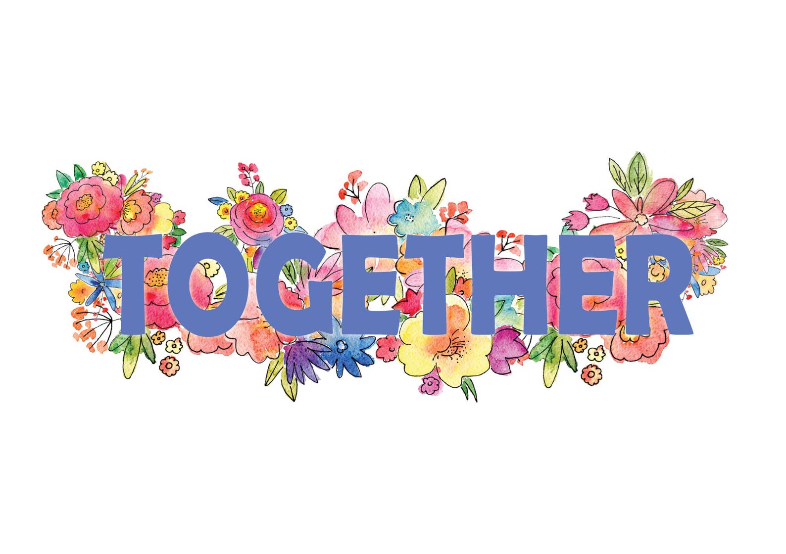 PDF Printable TOGETHER Wall Art. Family Print. Instant - Etsy Australia