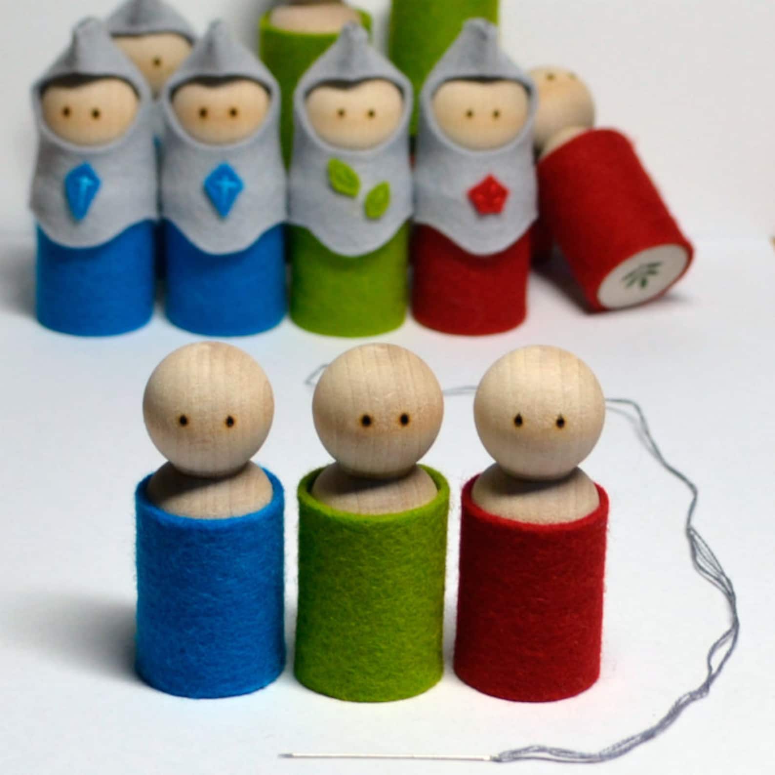 Queen King & Knights Pattern Template TWO Sets of - Etsy