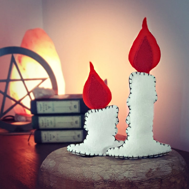 PDF Halloween Candles Pattern Felt Candles Pattern | Etsy