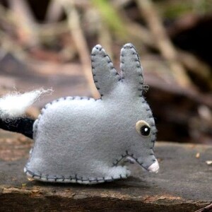 PDF Australian Bilby Felt Animal Pattern: Template and Instructions ...