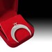 925 Sterling Silver Crescent Moon Pendant Half Moon Pendant - Etsy