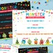Monsters Adoption Certificate Cute Monster Bash Editable Instant ...