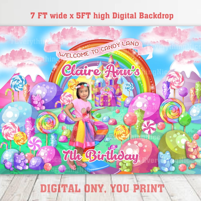 Candyland Banner - Etsy