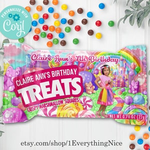 Editable DIGITAL DOWNLOAD Candyland Candy Land Birthday Party - Etsy