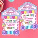 Sweet Shoppe Candyland Candy Land Theme Favor Gift Tag | Birthday Party ...