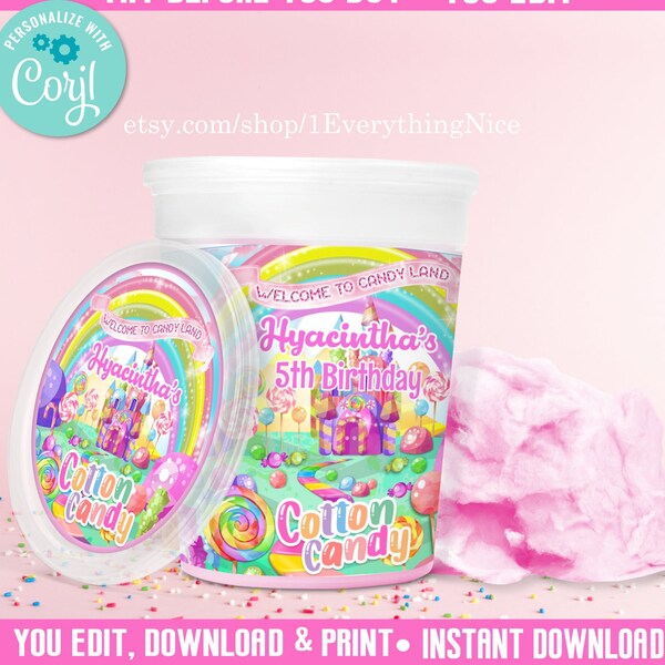 Cotton Candy Box - Etsy