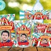 Circus Carnival Theme Editable Instant DIGITAL DOWNLOAD Set - Etsy