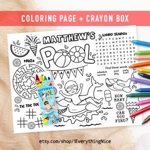 pool table coloring pages