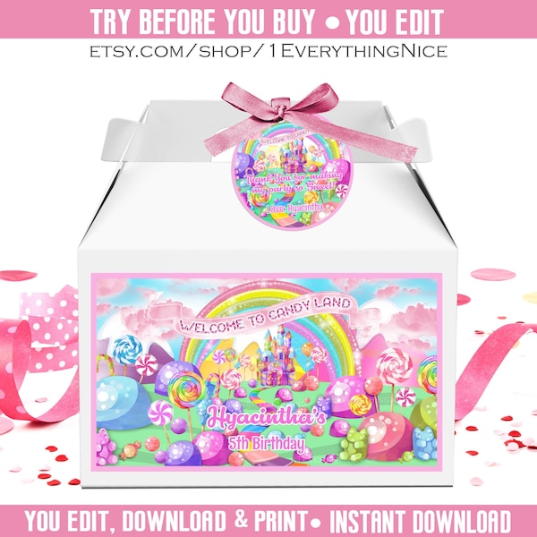 Candyland Theme - Etsy