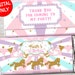 DIGITAL DOWNLOAD Carousel Birthday Candy Chocolate Hershey Bar Wrappers ...