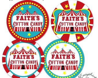 Cotton Candy Labels - Etsy