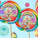 Editable DIGITAL Instant DOWNLOAD Candy Land Candyland Theme 2oz Cotton ...