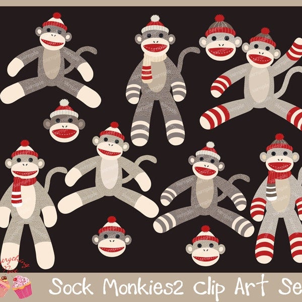 Sock Monkey - Etsy