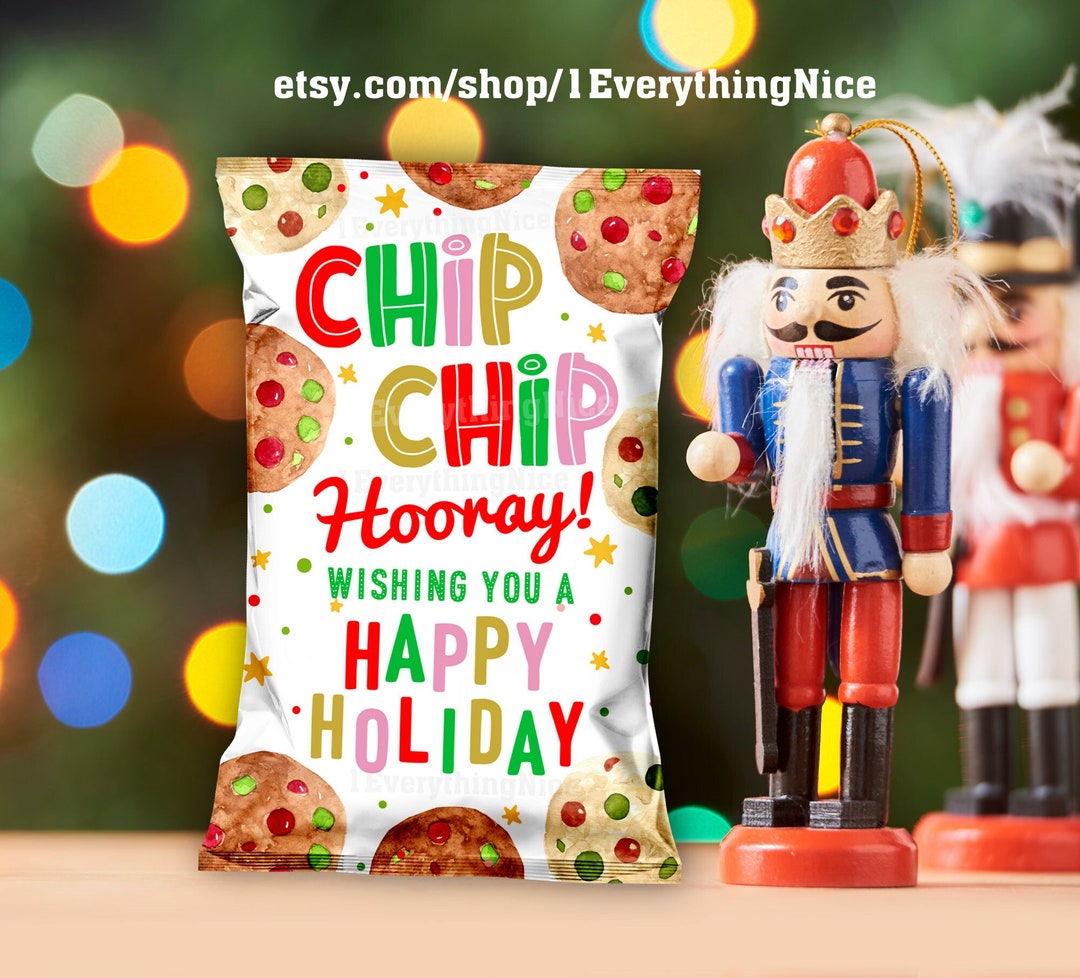 INSTANT Download Chip Chip Hooray Christmas Season to Be Jolly Bright ...