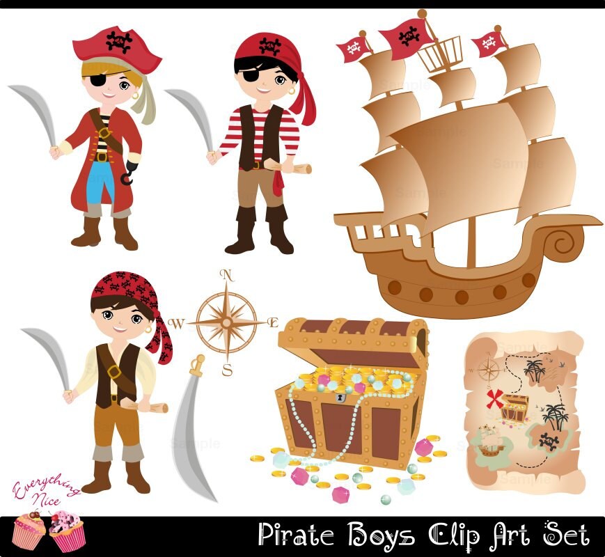 Pirate Boy Clipart