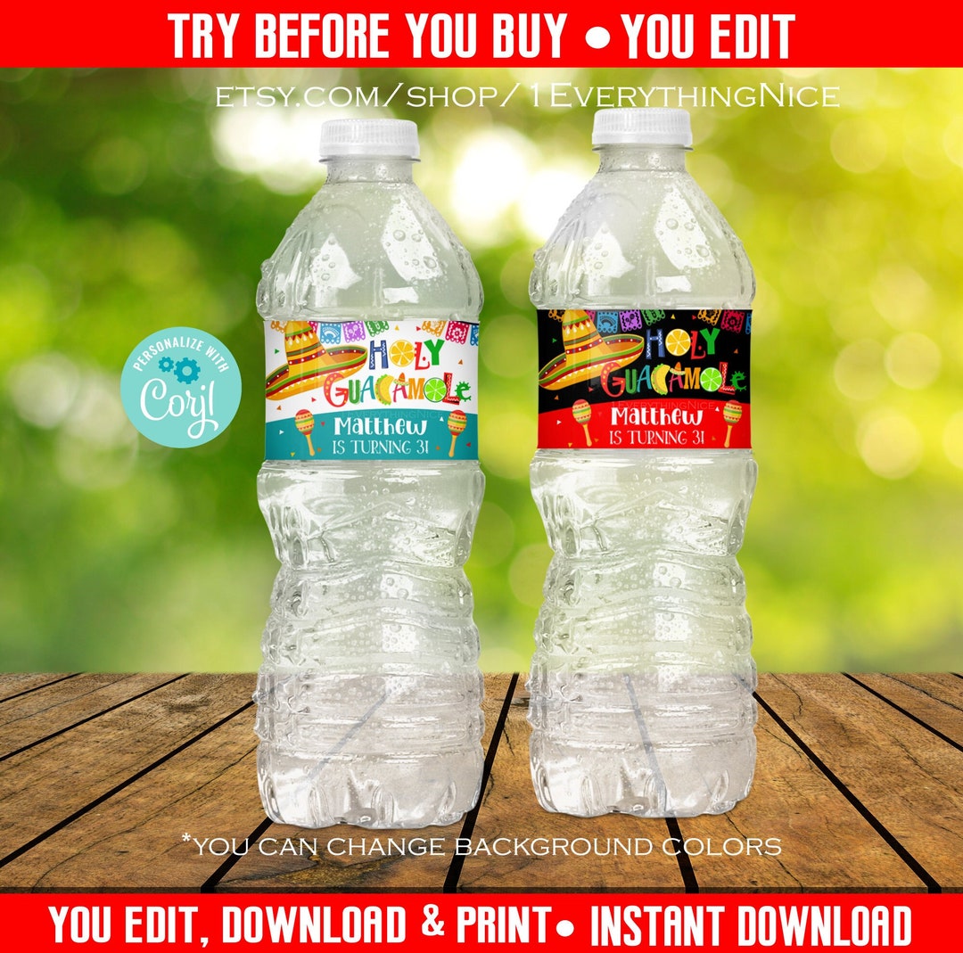 Holy Guacamole Theme Birthday Fiesta Taco Tuesday Cinco De Mayo May ...