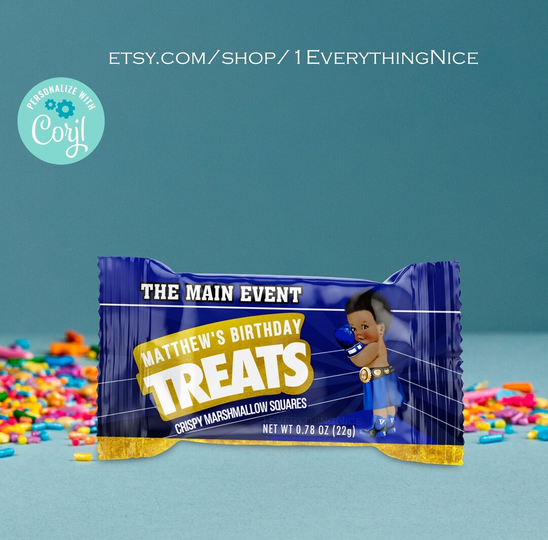 Boxing Little Baby Boy Boxer Little Champ the Main Event Krispy Treat ...