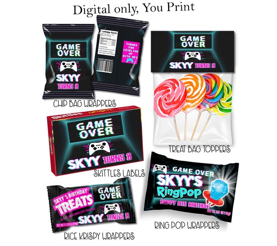 DIGITAL DOWNLOAD Level Up Game On Video Game Gaming Birthday Digital ...