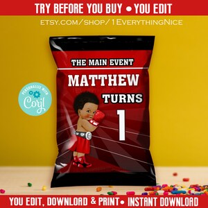 Boxing Baby Boy Boxer Little Champ Main Event Bundle Set 3 Red Black ...