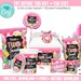 Editable DIGITAL Instant DOWNLOAD Pink Two Sweet Sweets Donuts - Etsy