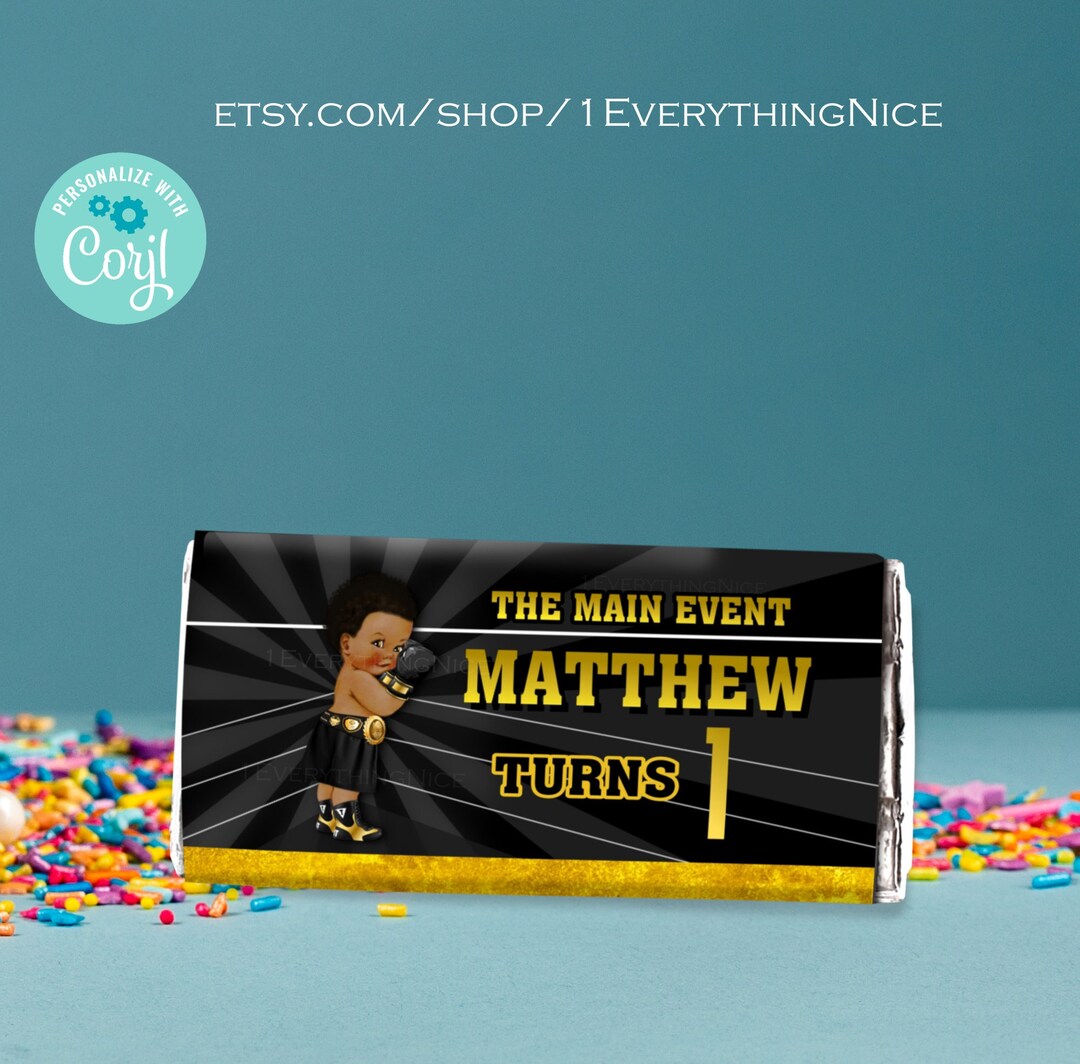 Boxing Little Baby Boy Boxer Little Champ Knock Out Main Event Candy ...