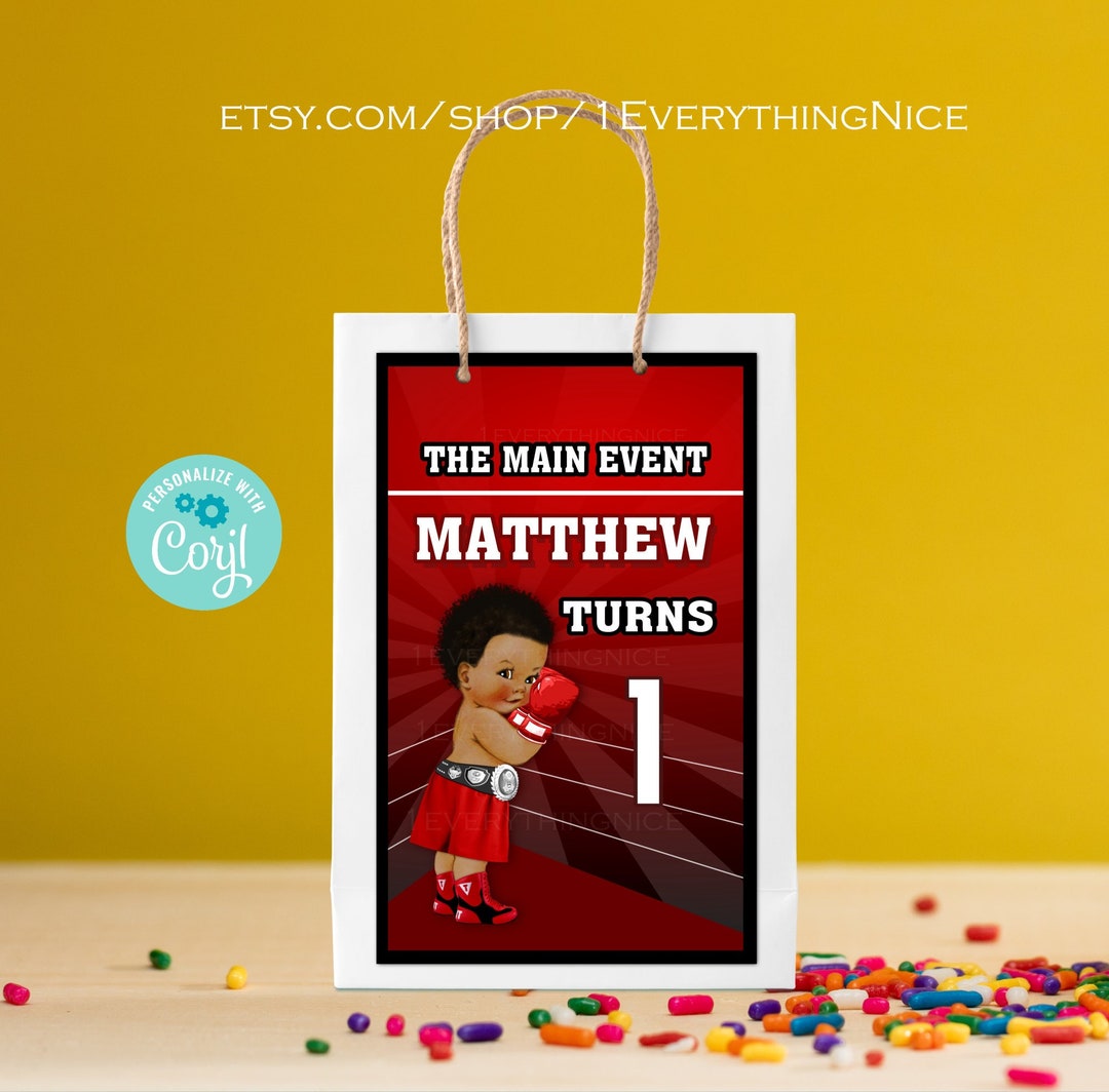 Boxing Little Baby Boy Boxer Little Champ Knock Out Main Event 5x8 Gift ...