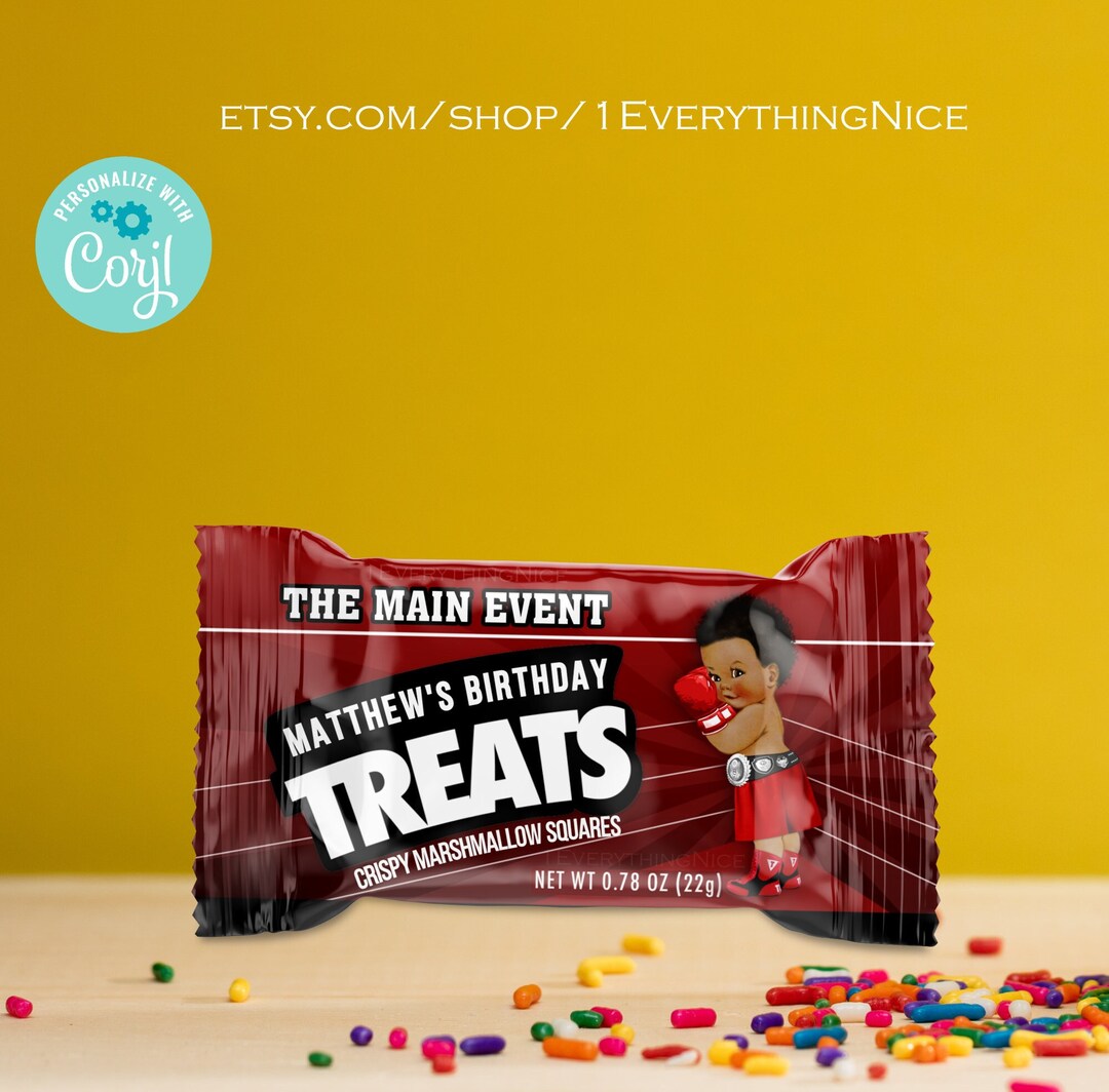 Boxing Little Baby Boy Boxer Little Champ the Main Event Krispy Treat ...