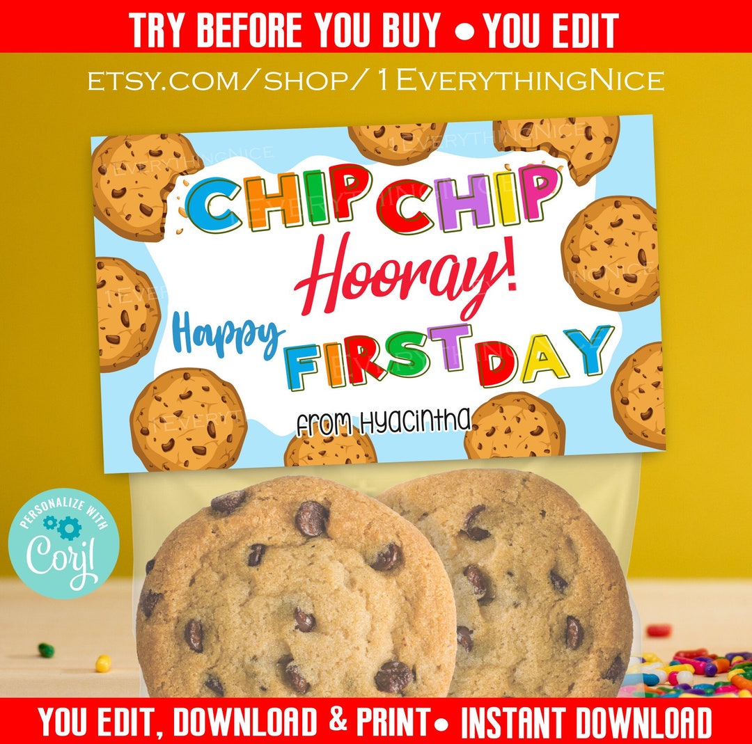 Chip Chip Hooray Happy First Day | Back to School Teachers Student ...