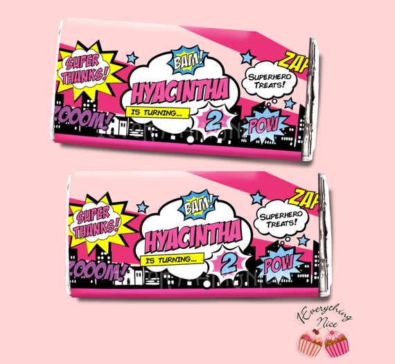 DIGITAL DOWNLOAD Hero Girl Candybar Candy Bar Candy Chocolate Bar ... DIGITAL DOWNLOAD Hero Girl Candybar Candy Bar Candy Chocolate Bar ...