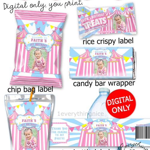 Circus Popcorn Boxes Carnival Birthday Party Carnival | Etsy